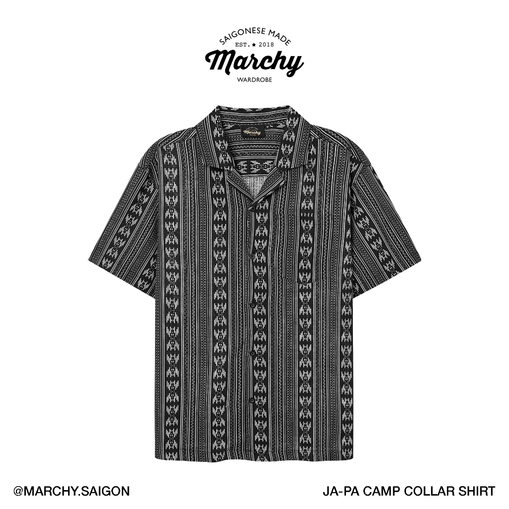MARCHY - Ja-pa Camp Collar Shirt - Áo sơ mi hoạ tiết | Shopee Việt Nam