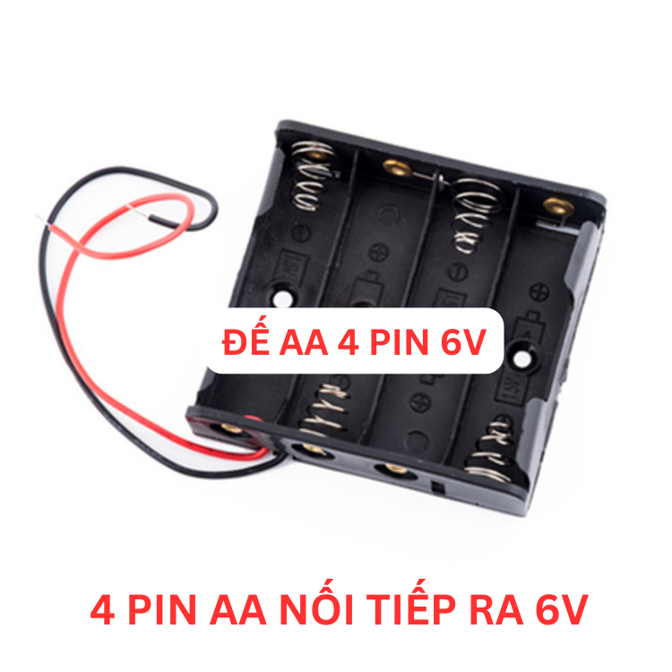Đế pin khay pin AA đủ loại có công tắc và không công tắc 1.5v 3v 4.5v ...