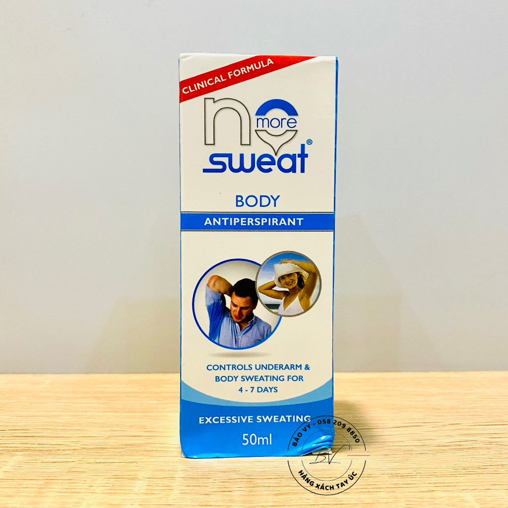 Xịt khử mùi hôi No More Sweat Body Antiperspirant | Shopee Việt Nam