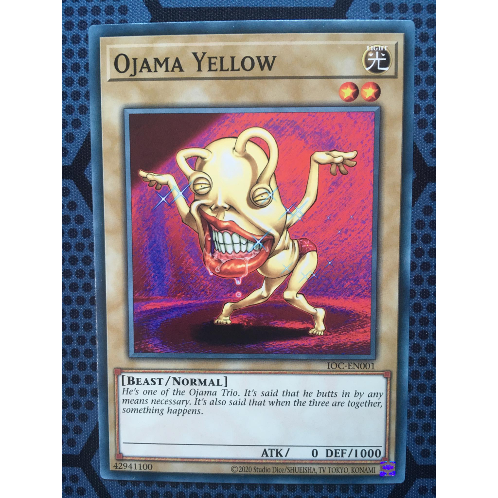 Bài yugioh thời đầu duel monster - Ojama Yellow - IOC-EN001 - Common ...
