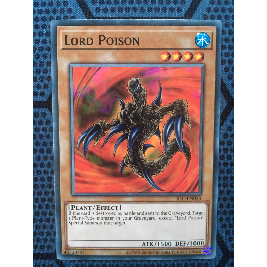 Bài yugioh thời đầu duel monster - Lord Poison - IOC-EN028 - Common ...