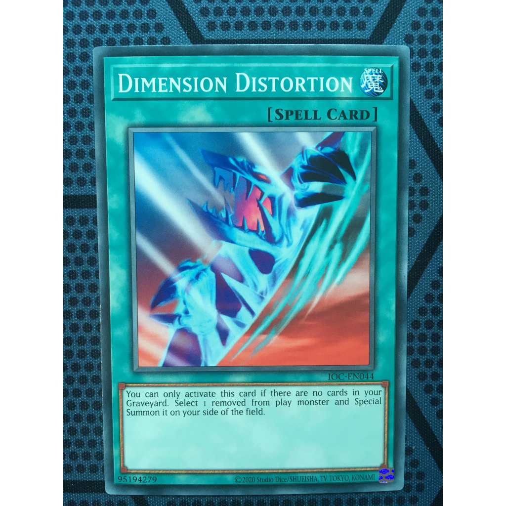Bài yugioh thời đầu duel monster - Dimension Distortion - IOC-EN044 ...