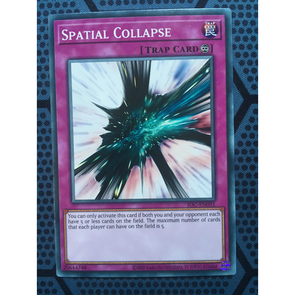 Bài yugioh thời đầu duel monster - Spatial Collapse - IOC-EN051 ...