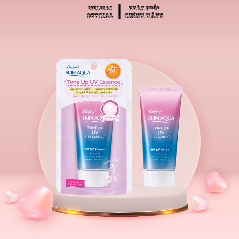 Kem chống nắng Skin Aqua Tone up UV SPF 50+ PA++++ 80gr nội địa Nhật | Shopee Việt Nam
