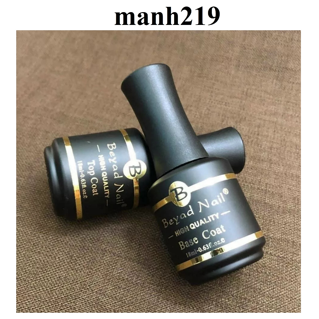 Base top Beyad Nail Mỹ, sơn gel base top siêu bền chính hãng | Shopee ...