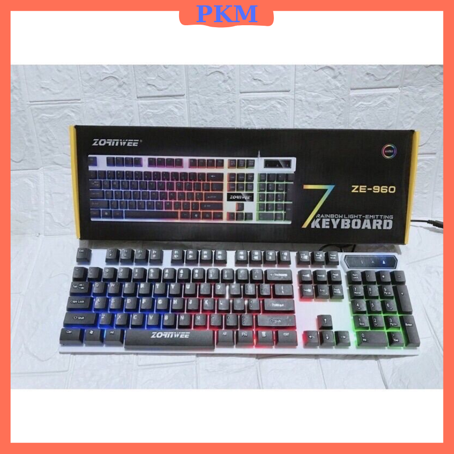 Bộ Phím Chuột Văn Phòng ZE 9830, ZE-9100, TJ 808, mini Zornwee G1000, Bàn Phím ZE960 Led Bảo ...