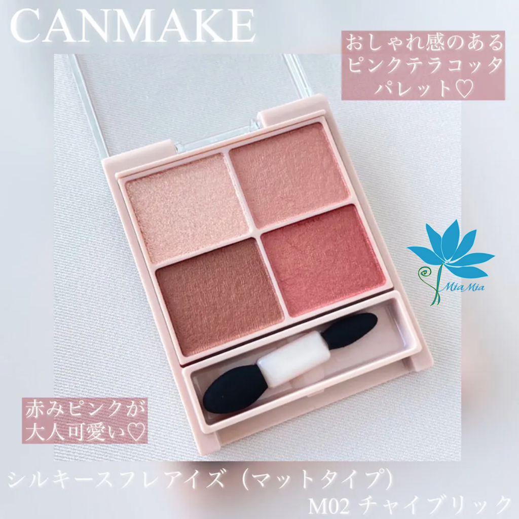 Phấn Mắt Canmake Tokyo Japan Nội Địa Nhật Silky Souffle Eyes 4 ô Màu M02 [HÀNG CHÍNH HÃNG ĐỦ ...