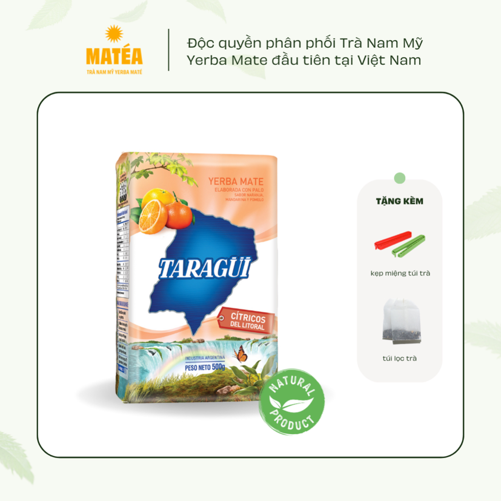 Trà Yerba Mate Vị Trái Cây 500gr TARAGUI Cítricos Del Litoral Trà Nam Mỹ | Shopee Việt Nam