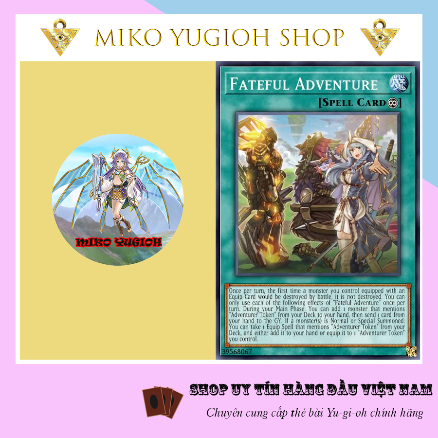 [ Miko Yugioh ] Thẻ Bài Yugioh Chính Hãng Tiếng Nhật Fateful Adventure ...