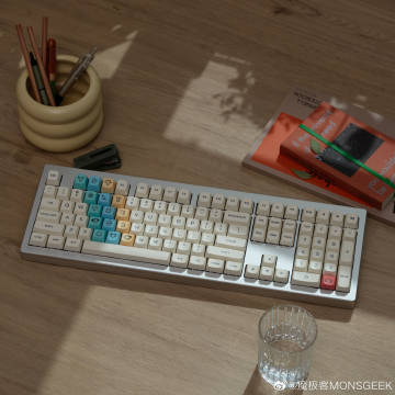 Bộ kit bàn phím cơ MonsGeek M5W Full Size 3 mode vỏ nhôm CNC led RGB ...