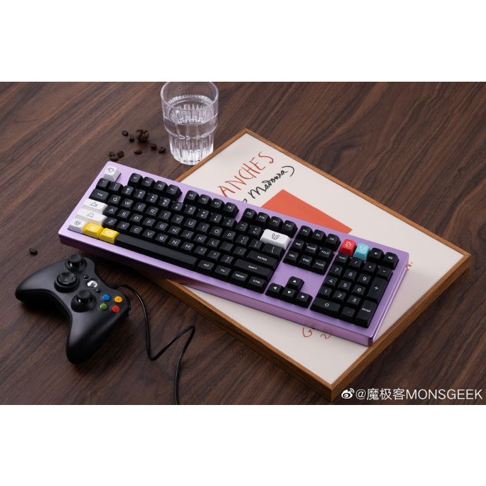 Bộ kit bàn phím cơ MonsGeek M5W Full Size 3 mode vỏ nhôm CNC led RGB ...