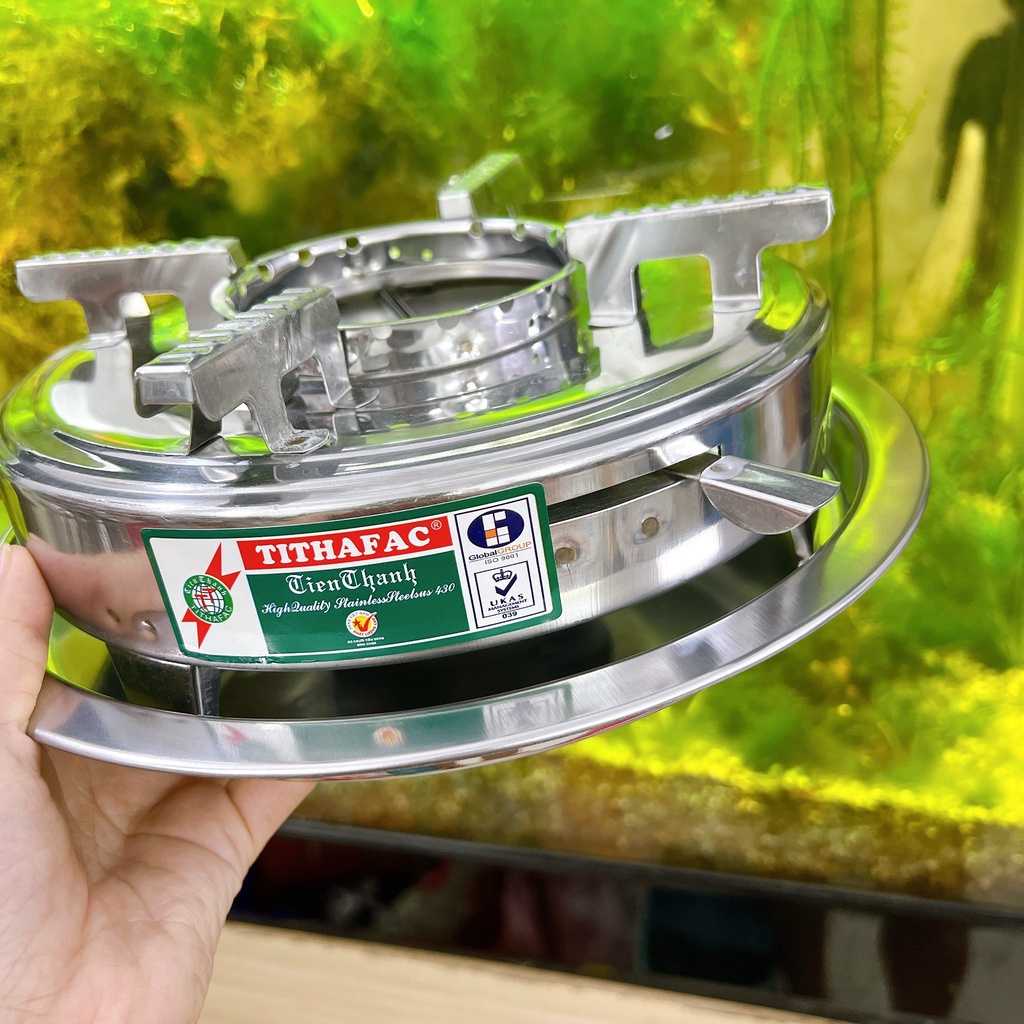 Bếp cồn inox Tiến Thành (TITHAFAC) cao cấp sáng bóng không gỉ có lót ...