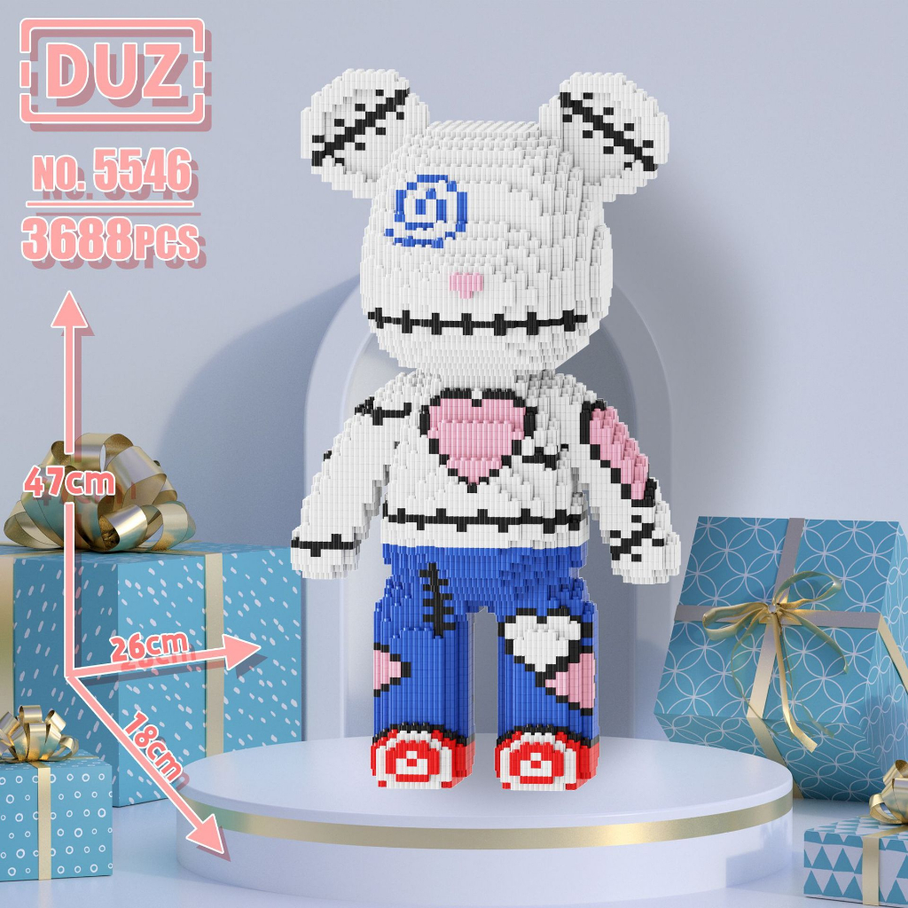 Đồ Chơi Lắp Ráp Mô Hình Gấu Bear Brick Cỡ Lớn 30cm, 47cm, Bear Brick ...