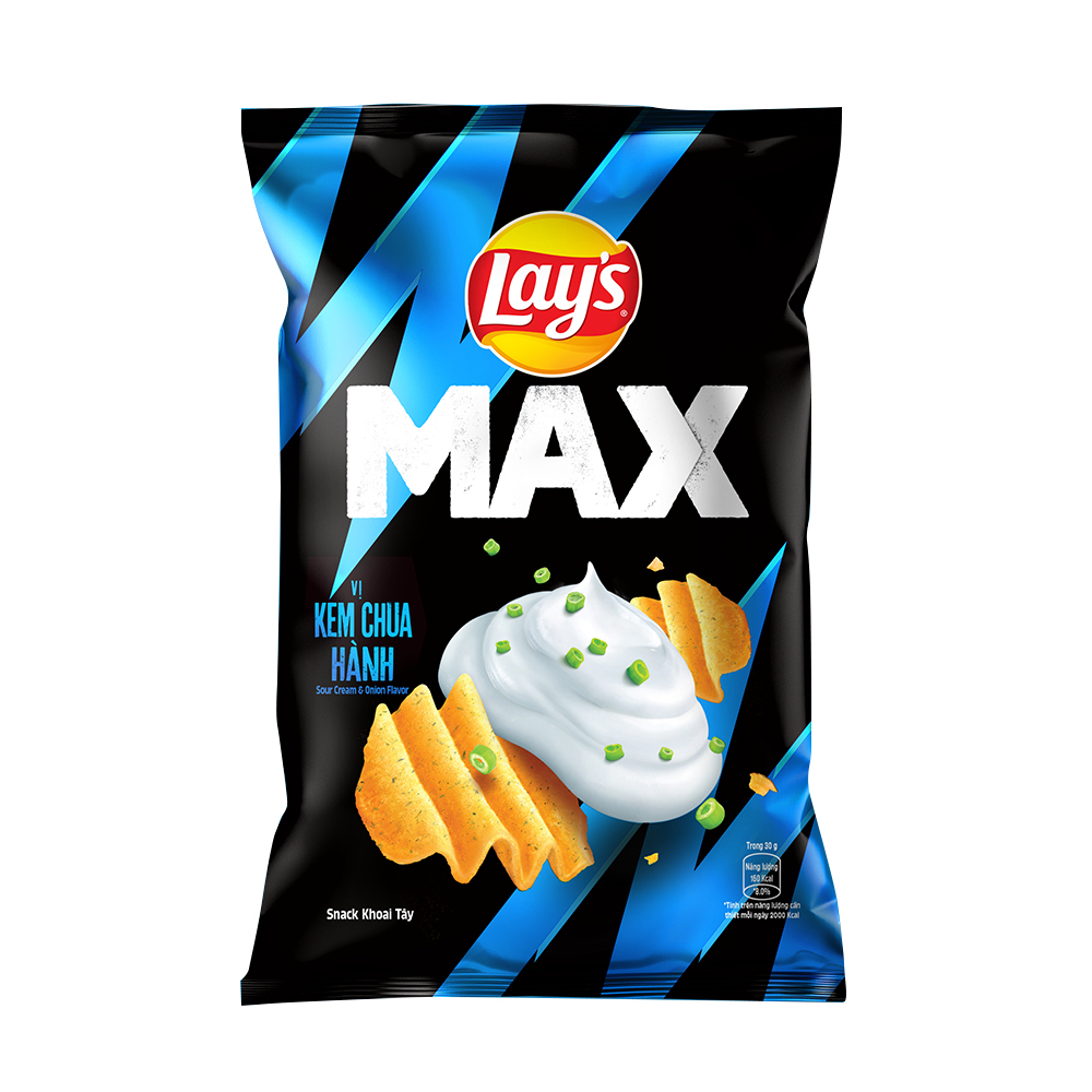 Snack Khoai Tây Lát Lay's Max 75gr - Bò Wagyu, Nấm Truffle và Kem Chua ...