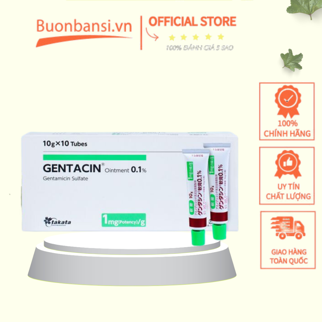Gel giảm Sẹo Gentacin Ointment 0.1% 10gr Nhật Bản | Shopee Việt Nam