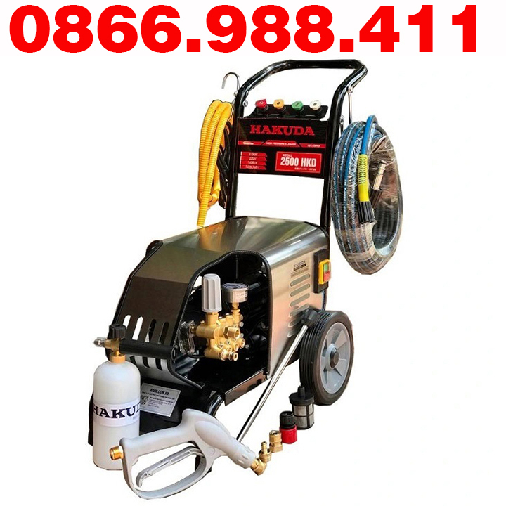 Máy Rửa Xe Cao Áp Hakuda 2.5Kw 2500 HKD Piston Sứ | Shopee Việt Nam