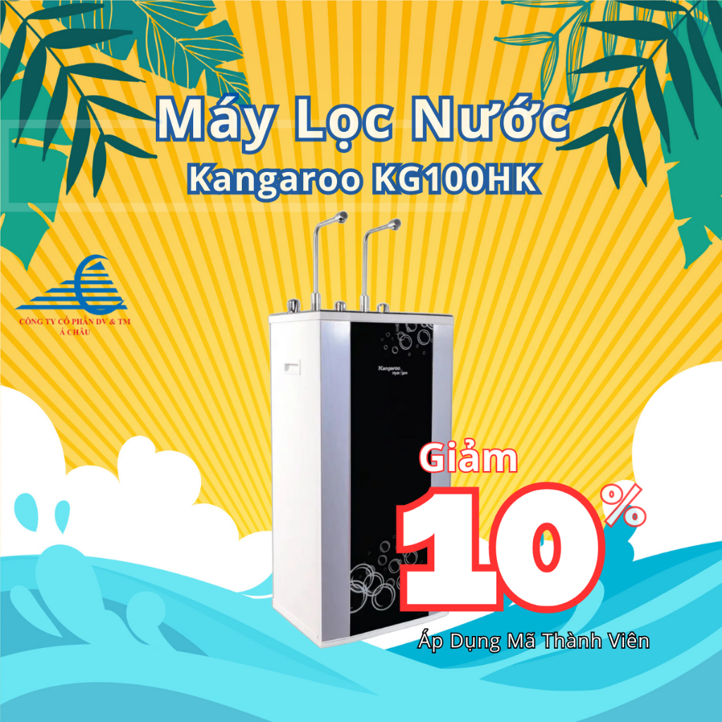 Máy lọc nước Kangaroo Hydrogen 2 vòi KG100HK - Lọc Nước Á Châu Vũng Tàu | Shopee Việt Nam