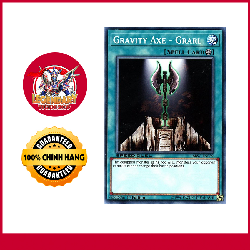 [Thẻ Bài Yugioh Chính Hãng] Gravity Axe - Grarl | Shopee Việt Nam