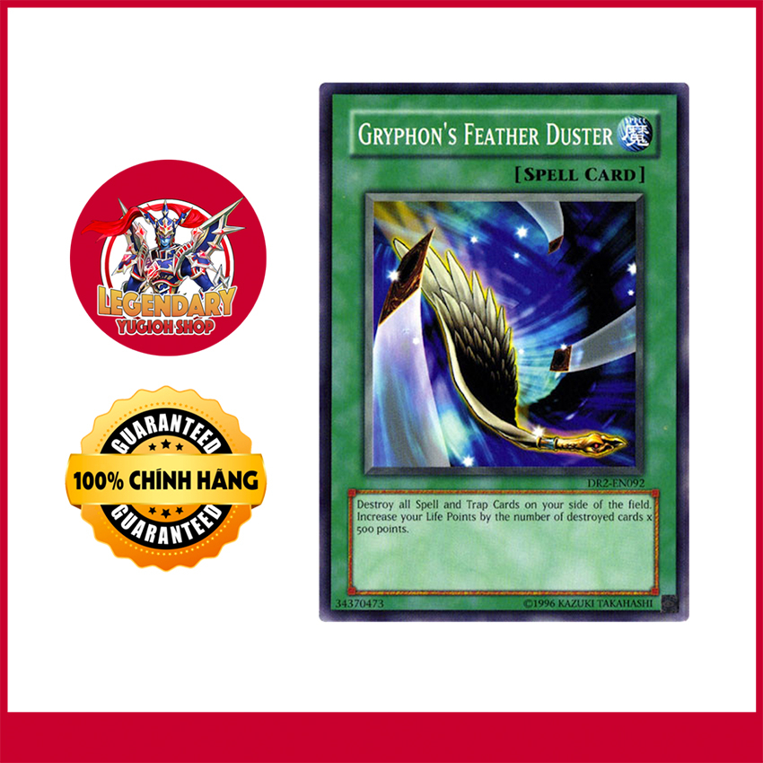 [EN][Thẻ Bài Yugioh Chính Hãng] Gryphon's Feather Duster | Shopee Việt Nam