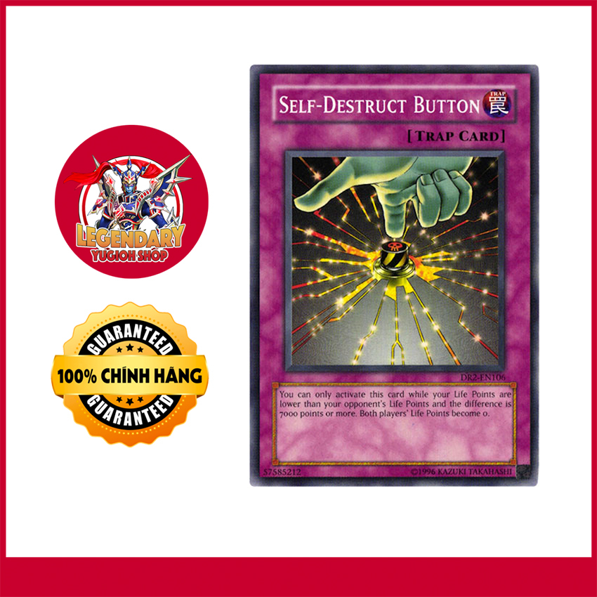 [Thẻ Bài Yugioh Chính Hãng] Self-Destruct Button | Shopee Việt Nam