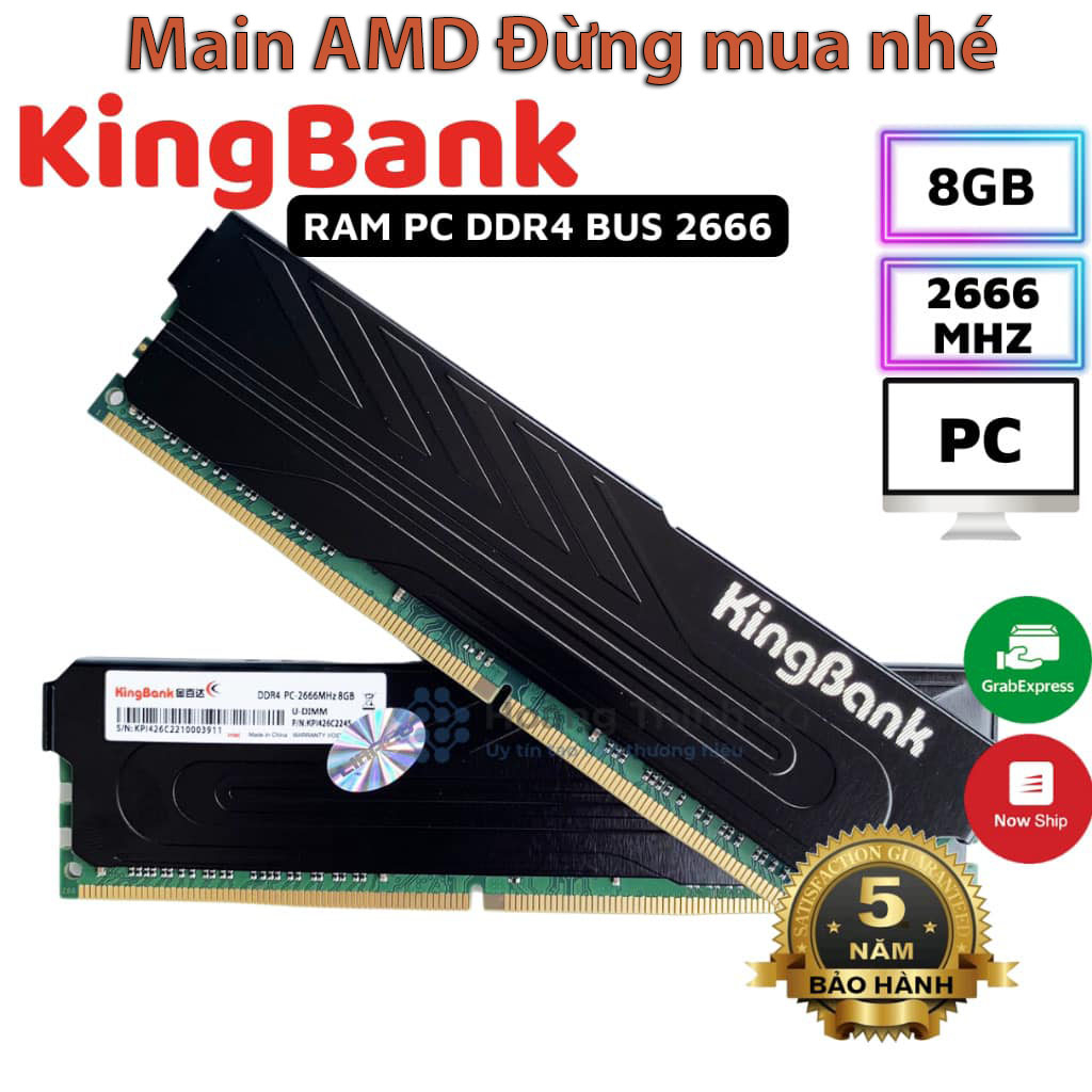 Ram DDR4 8GB Bus 2666MHz KingBank Cho PC | Shopee Việt Nam