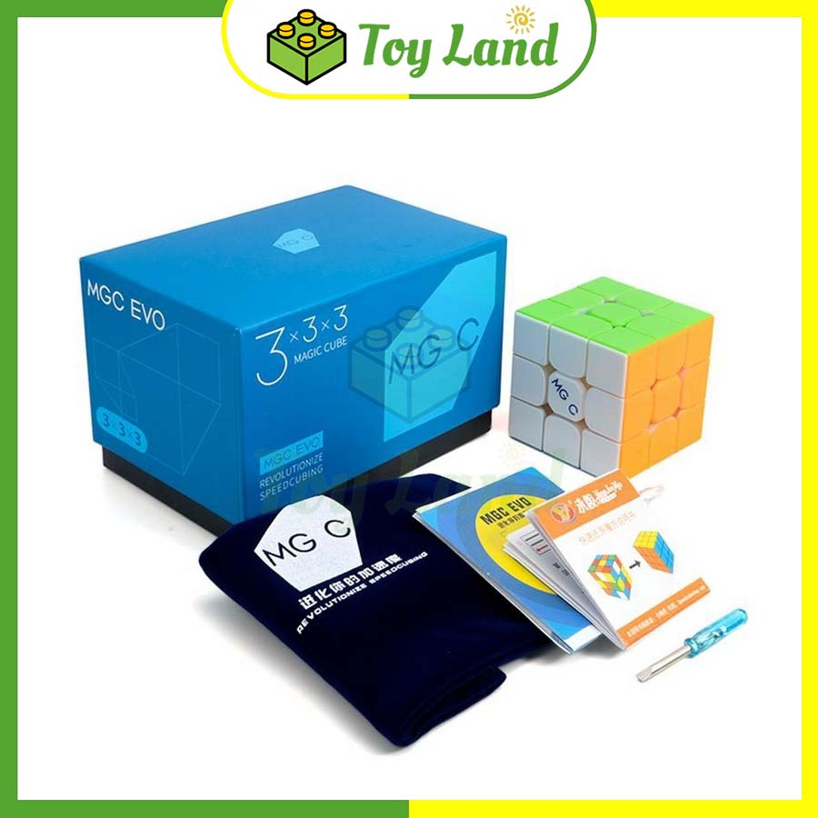 Rubik 3x3 MGC Evo YJ Stickerless Có Nam Châm Rubic 3 Tầng 3x3x3 Đồ Chơi ...