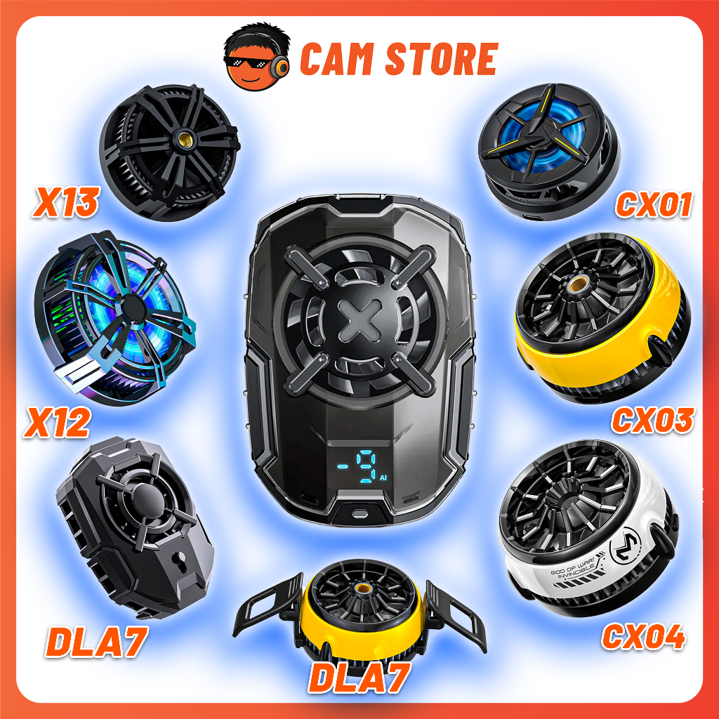 Quạt Tản Nhiệt MEMO DL16/CX01/CX03/CX04/X12/X13/X65/LS01/LS02 - Tản Nhiệt Chơi Game Cho Điện ...