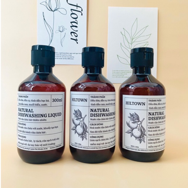 Nước rửa chén bát Hiltown_natural dishwashing 300ml. | Shopee Việt Nam