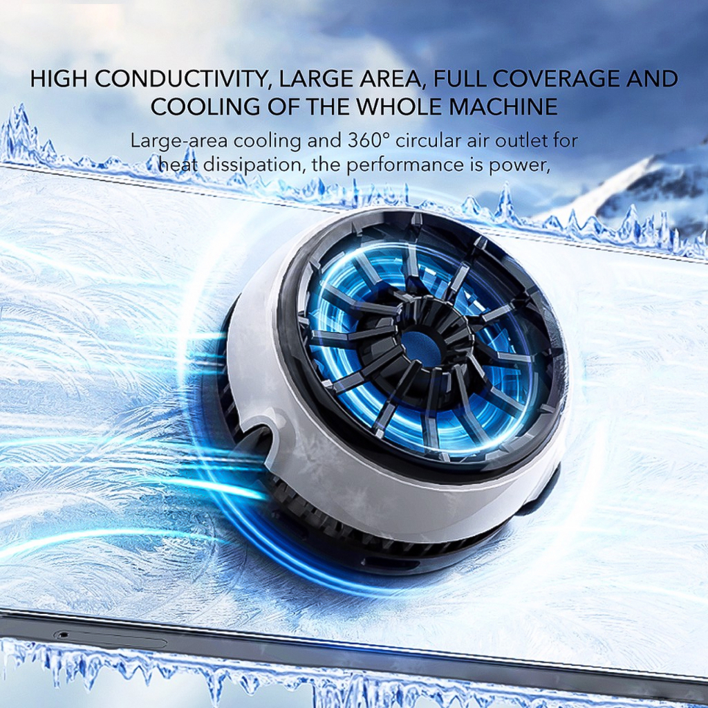 Quạt tản nhiệt điện thoại CX03/CX04 có sò lạnh tản nhiệt có led , Quạt ...