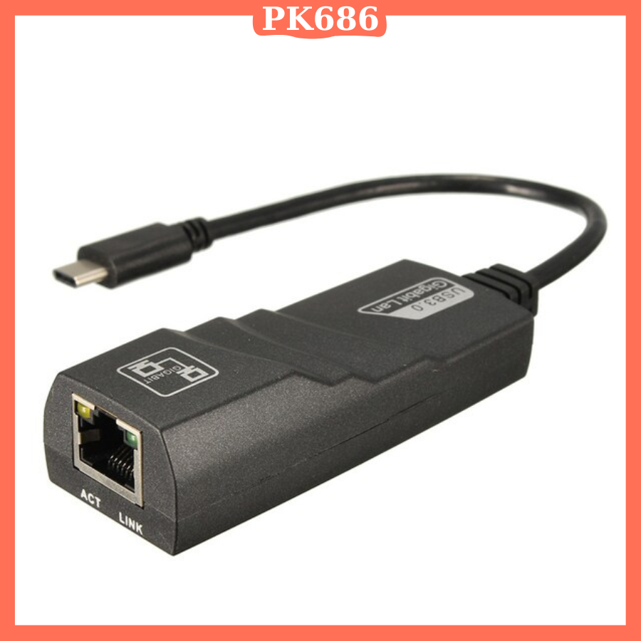 Cáp Chuyển Đổi USB To Lan 2.0 3.0 Type C Ra Lan + Hub Sang Lan 10 ...