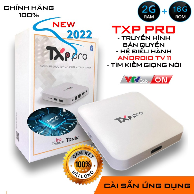 Android Tivi box TXP Pro New 2023 : RAM 2G+ROM 16G Chip S905W2 ram 2GB ...