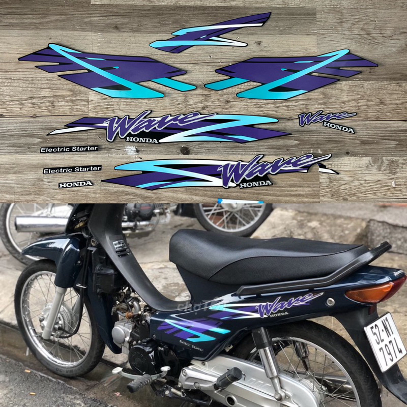 Tem wave 100 đời 97 màu đen / 3 lớp thái | Shopee Việt Nam