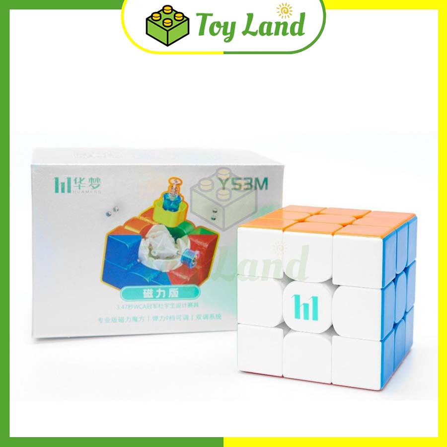 Rubik 3x3 MoYu HuaMeng YS3M 2023 Magnetic Maglev Ball Core Rubic Nam ...