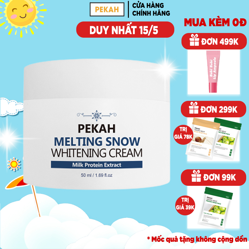 Kem Dưỡng Trắng Nâng Tone Da PEKAH Melting Snow Whitening Cream 50ml ...