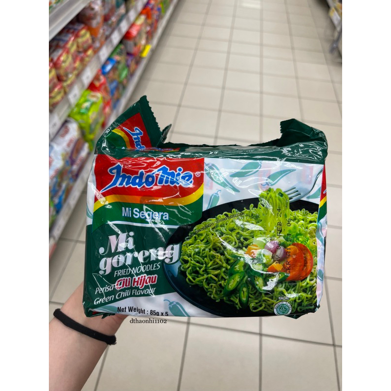 [SẴN] MÌ INDOMIE TRỘN ỚT XANH, INDOMIE DẠNG NƯỚC(85x5GÓI) | Shopee Việt Nam