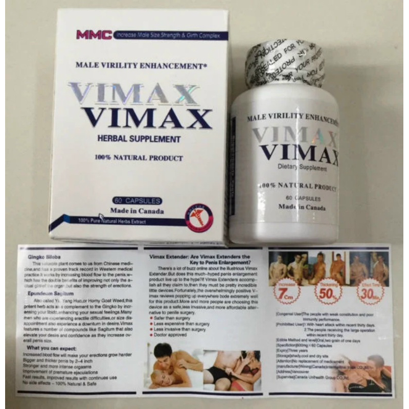 Vimax 60 viên - Thực phẩm bổ sung tăng cường | Shopee Việt Nam