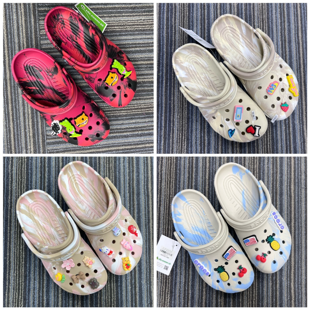 [CHÍNH HÃNG] SỤC CROCS MÀU LOANG HÀNG CHÍNH HÃNG VNXK | Shopee Việt Nam