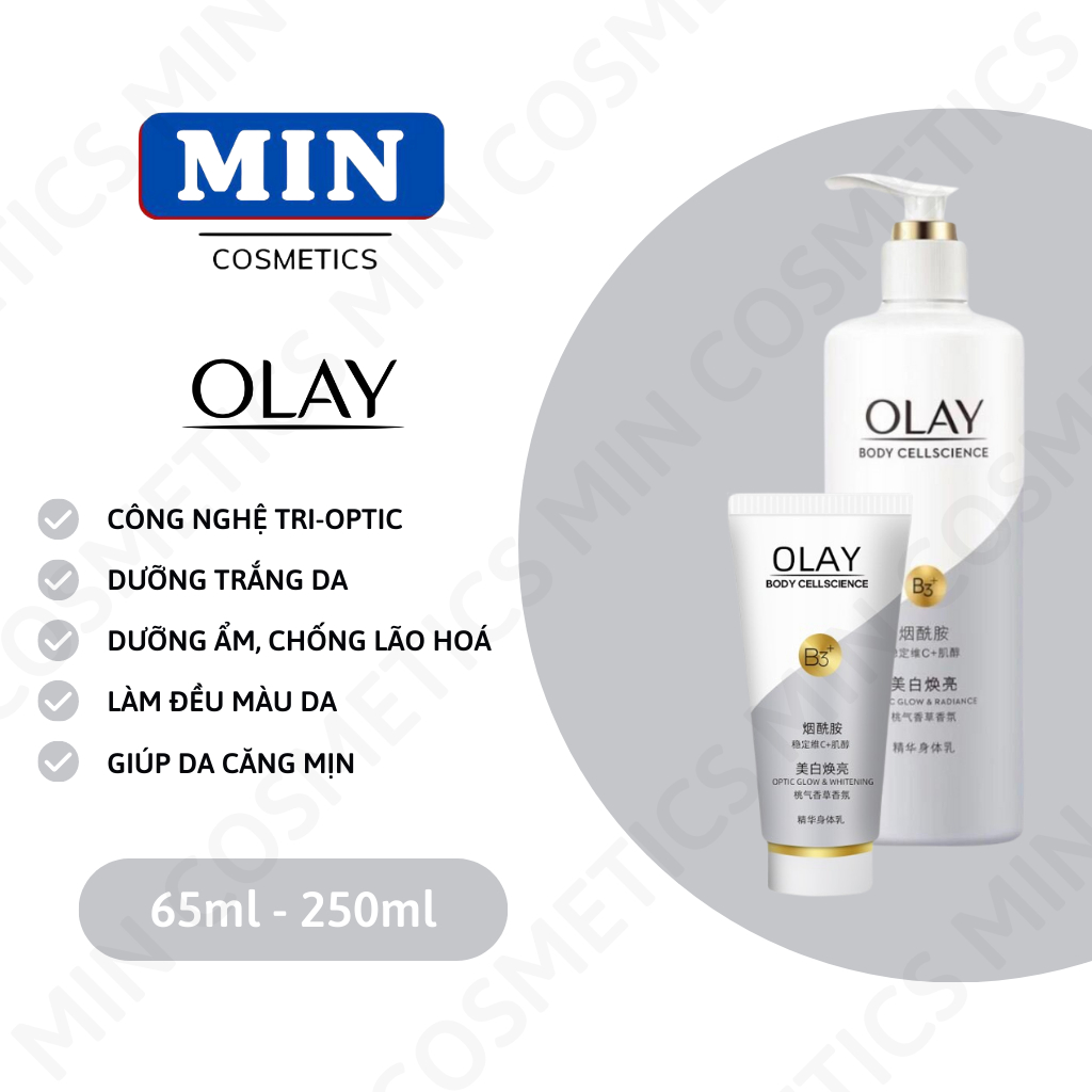 Dưỡng thể Olay sáng da dòng whitening 65ml-250ml ( Dòng mới nhất ) | Shopee Việt Nam