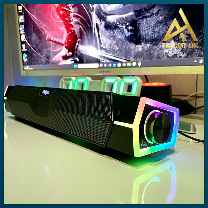 Loa Thanh Soundbar Bluetooth Có Mic Gaming Led RGB Niye V18 Loa Máy ...