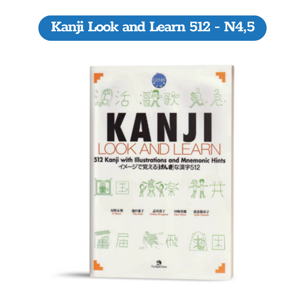 Sách - Combo Kanji Look And Learn - 512 Chữ Kanji Bản Dịch Tiếng Việt ...