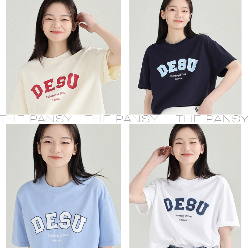 (Sẵn) Áo phông DESSUU FORM RỘNG, tay lỡ - Mã 001 hình in UNIVERSITY OF ...