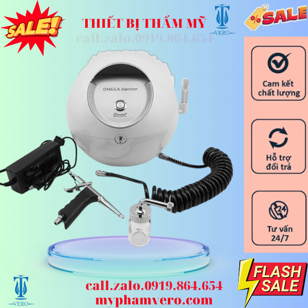 Máy phun oxy omega . máy phun oxy quả trứng. jet mini thế hệ mới ( bảo ...