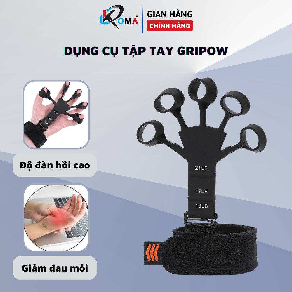 Dụng Cụ Tập Tay Gripow, Dụng Cụ Luyện Ngón Giảm Đau Nhức Phục Hồi Chức ...