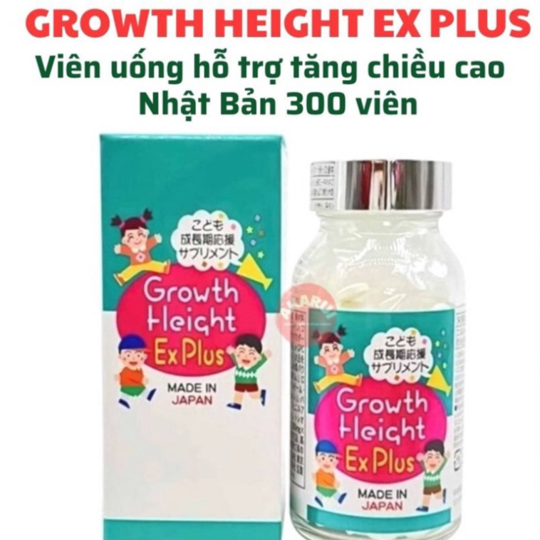 Viên uống hỗ trợ tăng chiều cao Growth Height EX Plus Nhật Bản - Lọ 300 ...