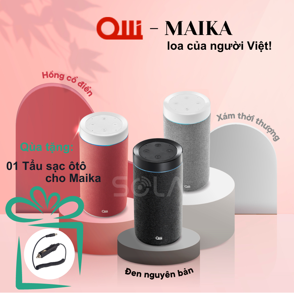 Loa thông minh Olli MAIKA - Loa bluetooth Điều Khiển Bằng Giọng Nói ...