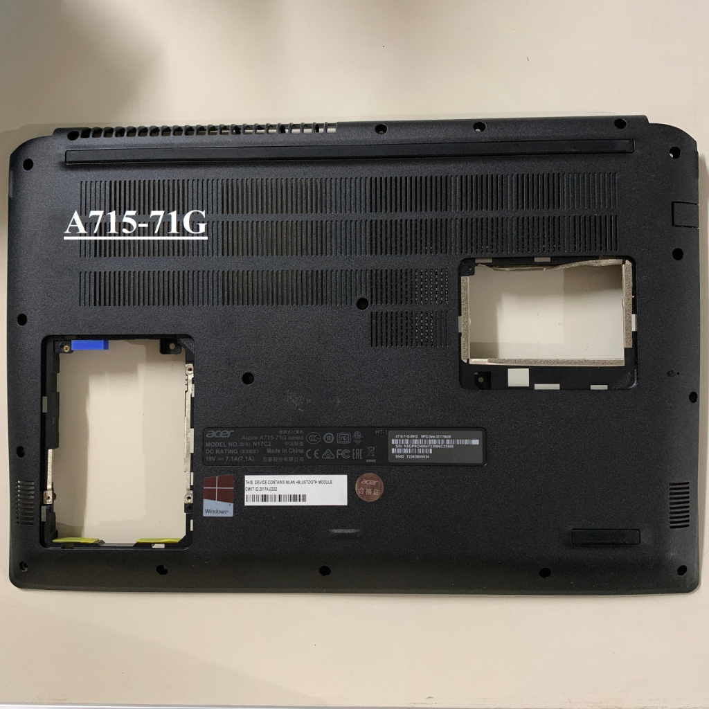 Vỏ Mặt D Dành Cho Laptop Acer Aspire A715-71G Acer Aspire A717-71G (mặt dưới đáy máy) 60.GP8N2 ...