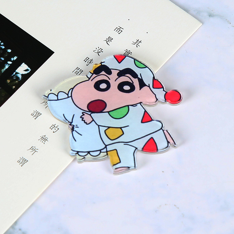 Huy Hiệu Phụ Kiện Cài Áo Shin Cậu Bé Bút Chì Pin Sticker Ghim Trâm Cài ...