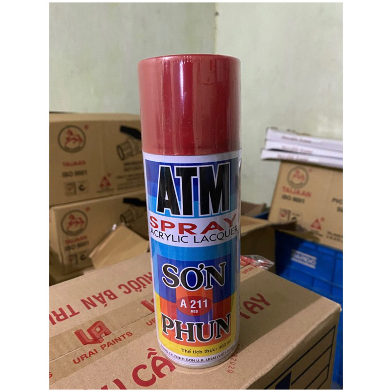 Sơn xịt ATM Đỏ 211- Cam 226 | Shopee Việt Nam