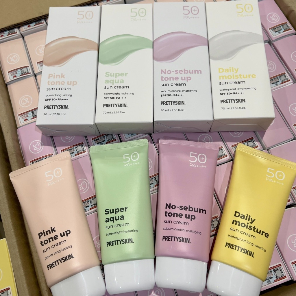 KEM CHỐNG NẮNG PRETTY SKIN SUN CREAM 70ML | Shopee Việt Nam