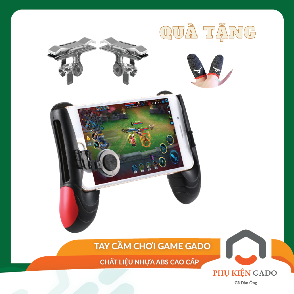 Tay cầm chơi game GADO tay game liên quân nút E9 bắn PUBG FREE FIRE 4 ...